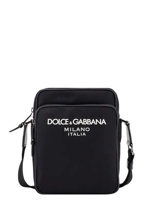Dolce & Gabbana Nylon Messenger Bag - Black
