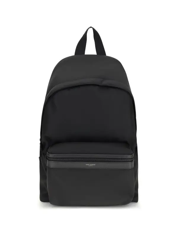 Saint Laurent Nylon Backpack - Black