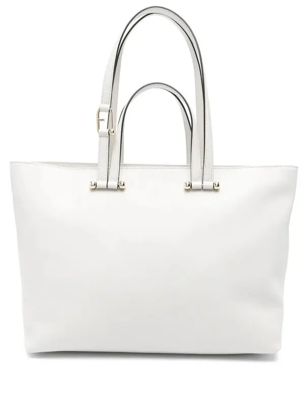 Furla Duetto L Tote Bag - 3576s Marshmallow+grigio Int.