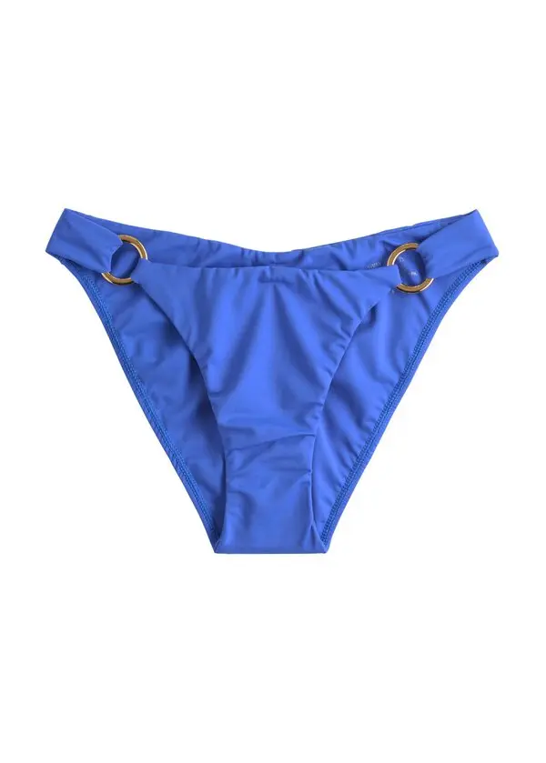 AWAY THAT DAY Sorrento Ruched Bikini Briefs - Bright Blue
