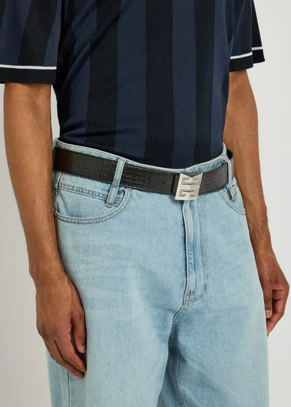 Givenchy Monogram Leather Belt