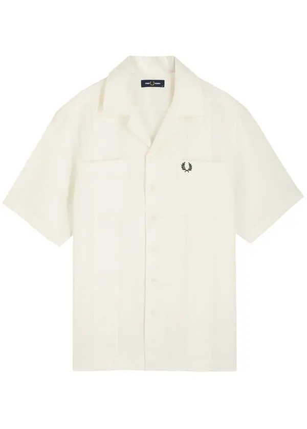 Fred Perry Logo-embroidered Shirt