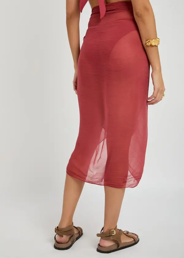 AWAY THAT DAY Santorini Fine-knit Sarong