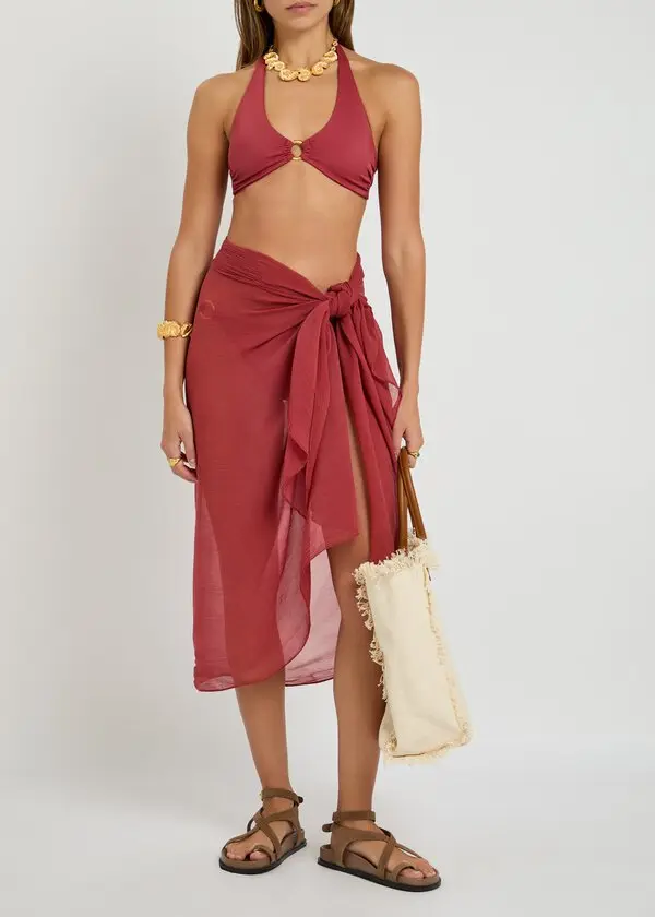 AWAY THAT DAY Santorini Fine-knit Sarong