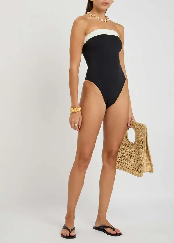 AWAY THAT DAY Monte Carlo Strapless Swimsuit