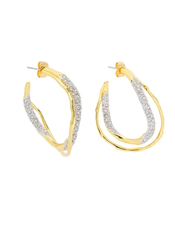 Alexis Bittar Solanales Hoop Earrings - Gold