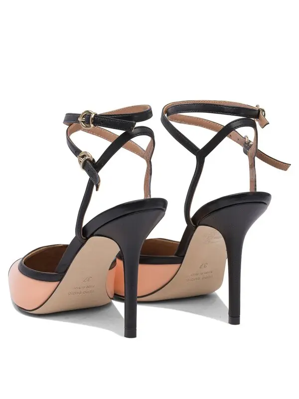 LELLA BALDI Heeled Leather Shoes - Black