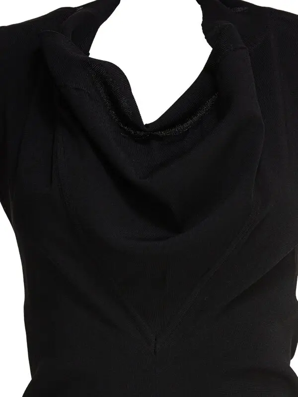 Max Mara Sleeveless Draped Bodysuit