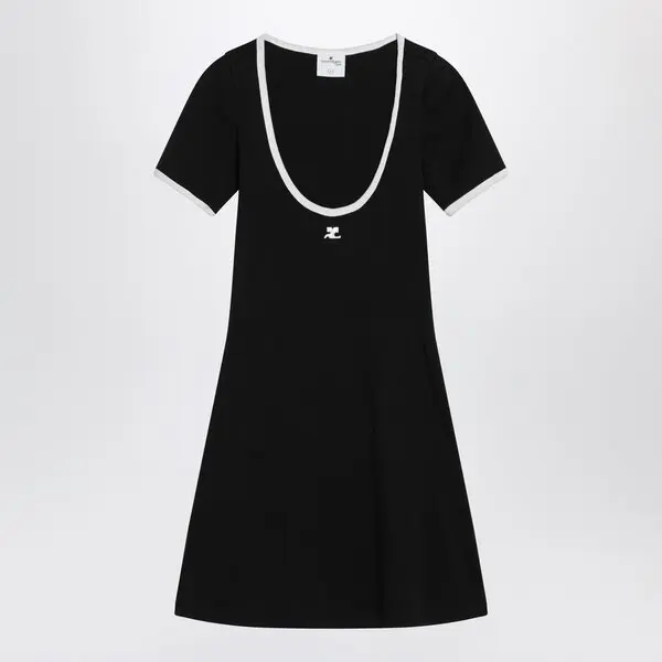 COURREGES Mini Dress - Black