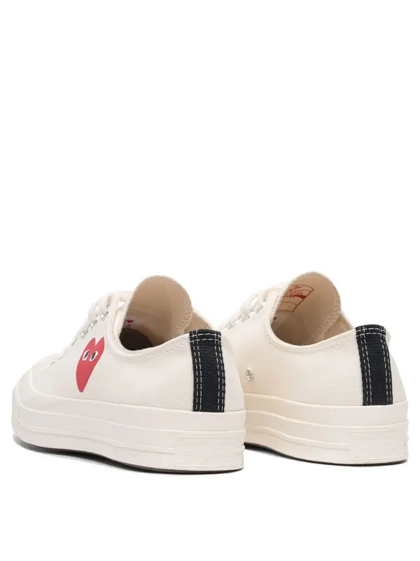 Play Comme Des Garcon Comme Des Garçons X Converse Chuck Taylor '70 Sneakers - White