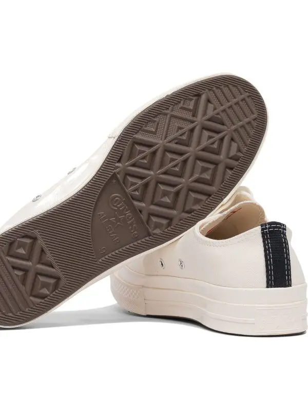 Play Comme Des Garcon Comme Des Garçons X Converse Chuck Taylor '70 Sneakers - White