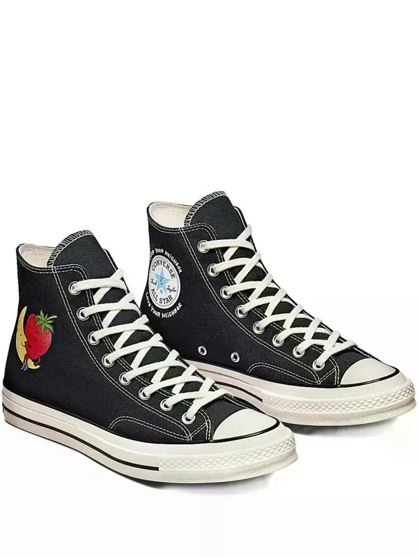 SKY HIGH FARM WORKWEAR Cotton-denim Trainers - Black