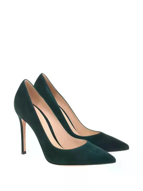 GIANVITO ROSSI 105 Leather Pumps