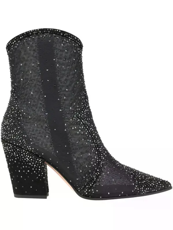 GIANVITO ROSSI Rania Ankle Boots - Black