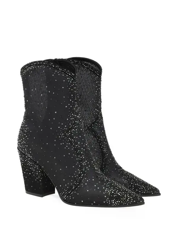 GIANVITO ROSSI Rania Ankle Boots - Black