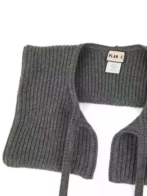 Plan C Knitted Cotton Collar