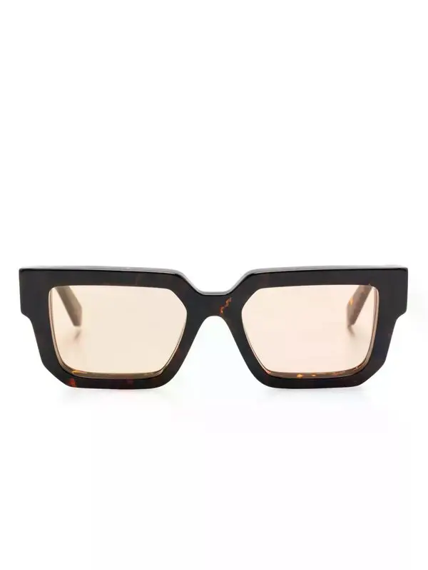Off-White Square-frame Sunglasses - Brown