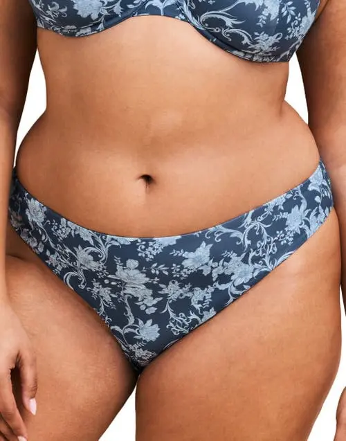 ADORE ME Tricia Bikini Bottom - Floral Blue