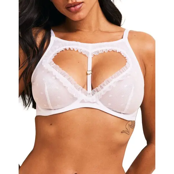 ADORE ME Kalila Unlined Plunge Bra - White