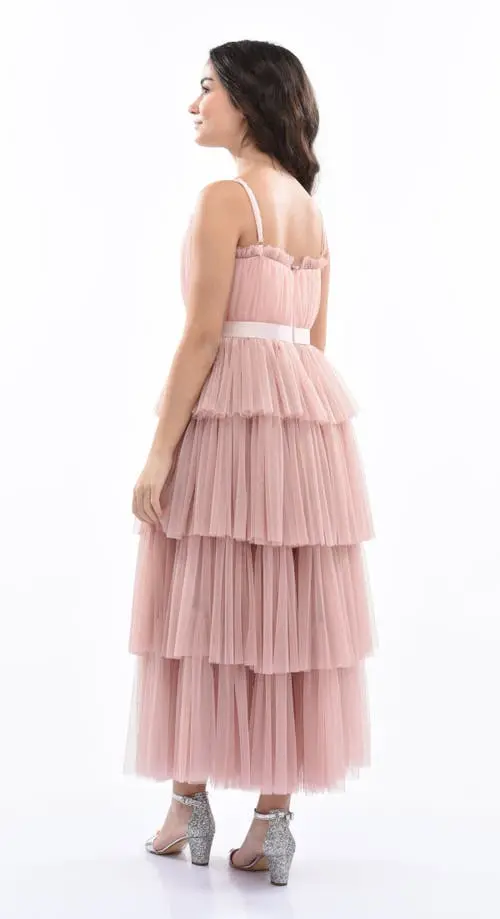 TULLEEN Firenze Tiered Tulle Gown