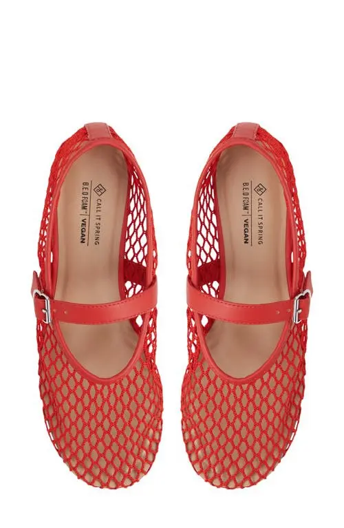 CALL IT SPRING BY ALDO Call It Spring Elyiaa Mary Jane Flat - Red