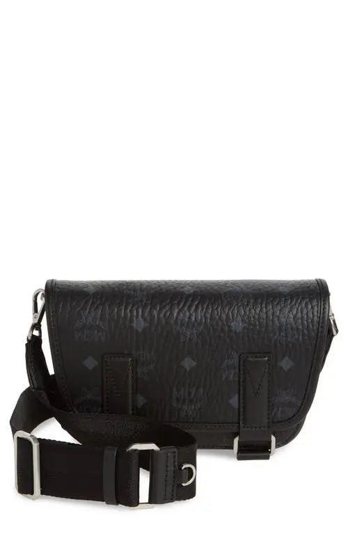 Mcm Aren Messenger Bag - Black