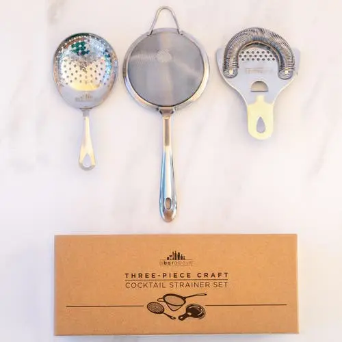 A BAR ABOVE 3-piece Cocktail Strainer Set