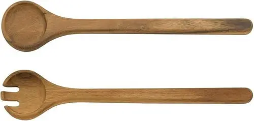ZASSENHAUS Acacia Wood 2 Piece Salad Serving Utensil Set