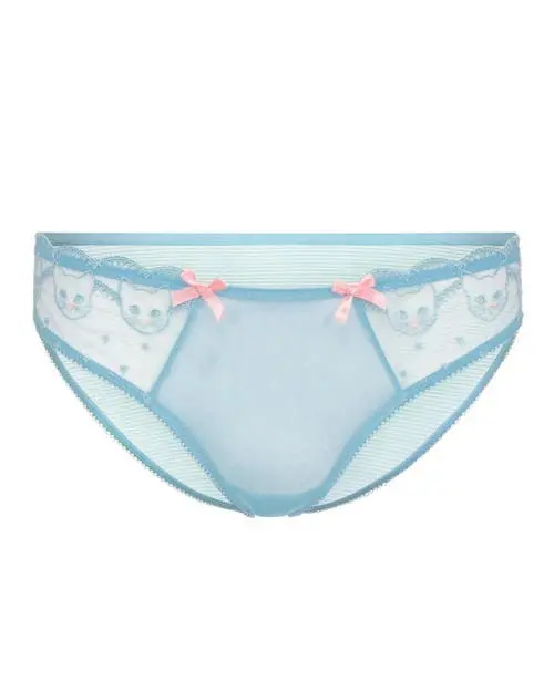 ADORE ME Beanie Bikini Panties - Light Blue