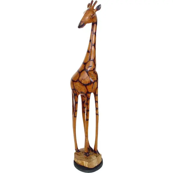 MBARE 16' Olivewood Giraffe - Brown