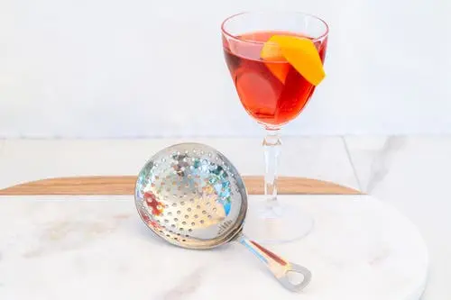 A BAR ABOVE Julep Cocktail Strainer