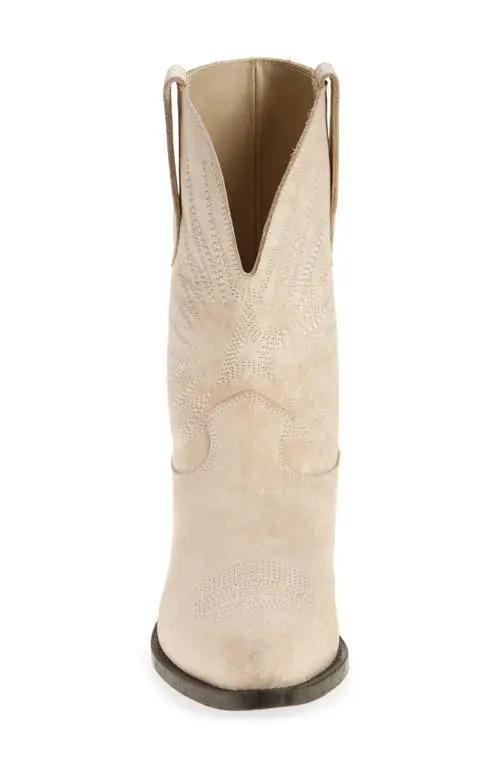 GOLDEN GOOSE Wish Star Short Western Boots - Butter