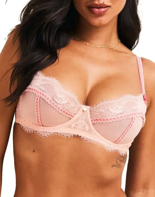 ADORE ME Ela Unlined Balconette Bra - Light Pink