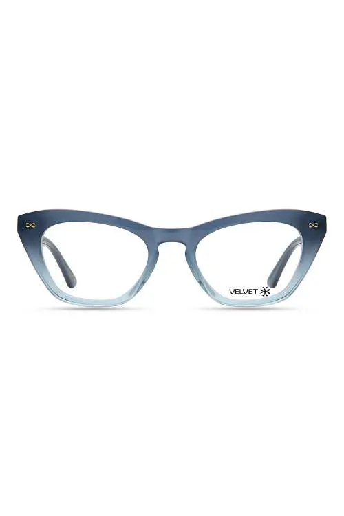 VELVET EYEWEAR Cat Eye Optical Glasses - Ocean Blue Fade