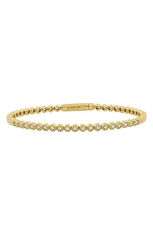Bony Levy Monaco Diamond Stretch Bracelet - 18k Yellow Gold