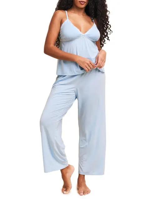 ADORE ME Eloisa Tank Top & Pants Pajama Set - Light Blue