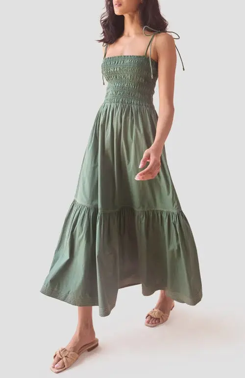 Omika Adley Maxi Dress - Solid Palm