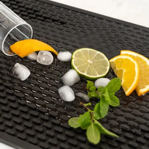 A BAR ABOVE Silicone Bar Mat - Black