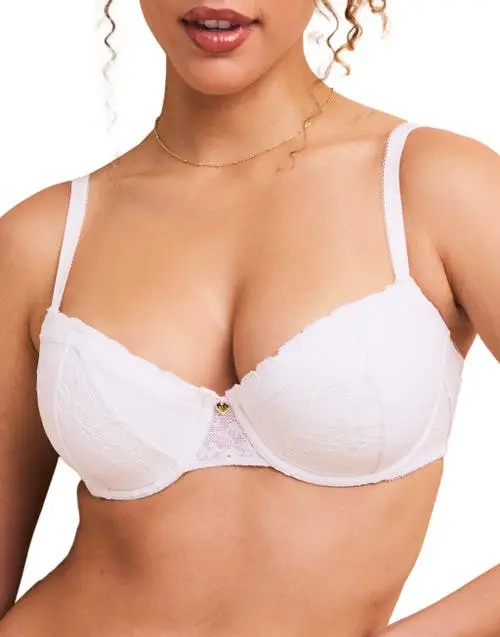 ADORE ME Lucie Contour Balconette Bra - White