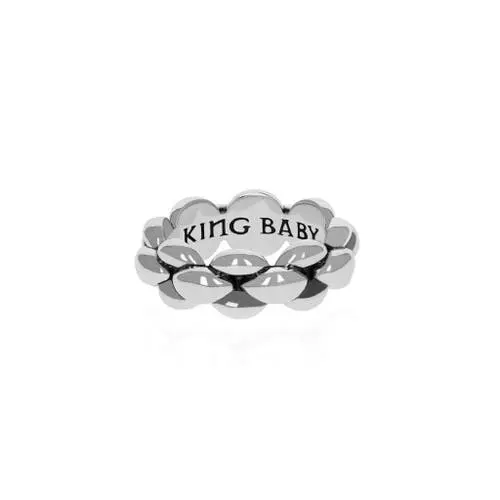 KING BABY STUDIO Medium Infinity Link Ring - Silver