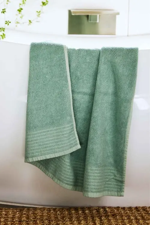 BEDVOYAGE Viscose Odor & Mildew Resistant Spa Towel Collection - Seaglass