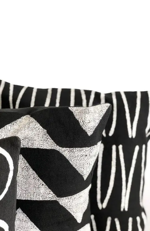 MBARE Sadza Triangles Pillow Coverebony 18'