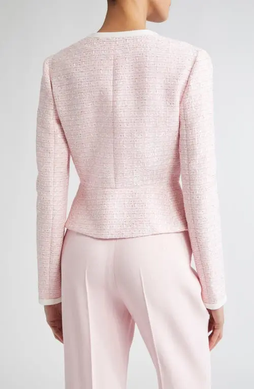 Giambattista Valli Bouclé Tweed Crop Jacket