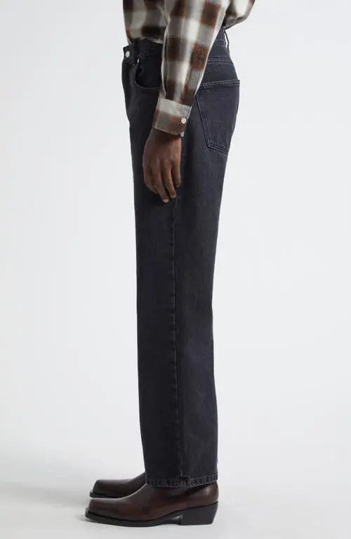 SECOND / LAYER Big Papi Slim Straight Leg Jeans - Black Stone Wash 2249