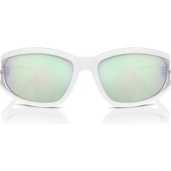 DIESEL® Oversize Sunglasses - Matte White/ Bubble