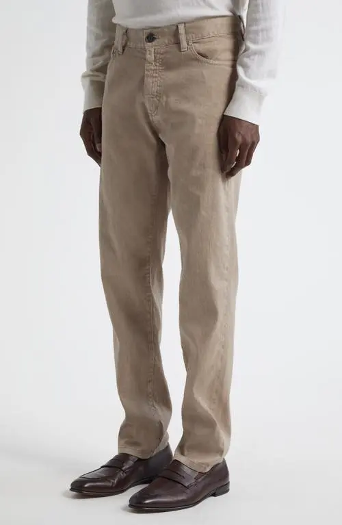 Zegna Slim Fit Jeans - Medium Beige