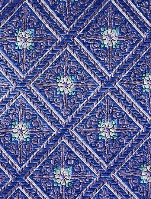 OAK HILL PREMIUM BY DXL Big & Tall Medallion Silk Tie Oak Hill Premium