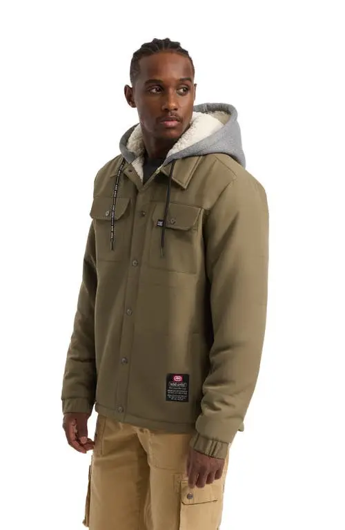 ECKO UNLTD. Faux Shearling Lined Jacket