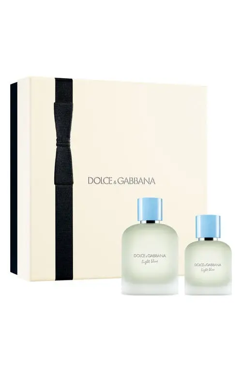 Dolce & Gabbana Light Blue Pour Homme Eau De Toilette Fragrance Set $231 Value - No Color