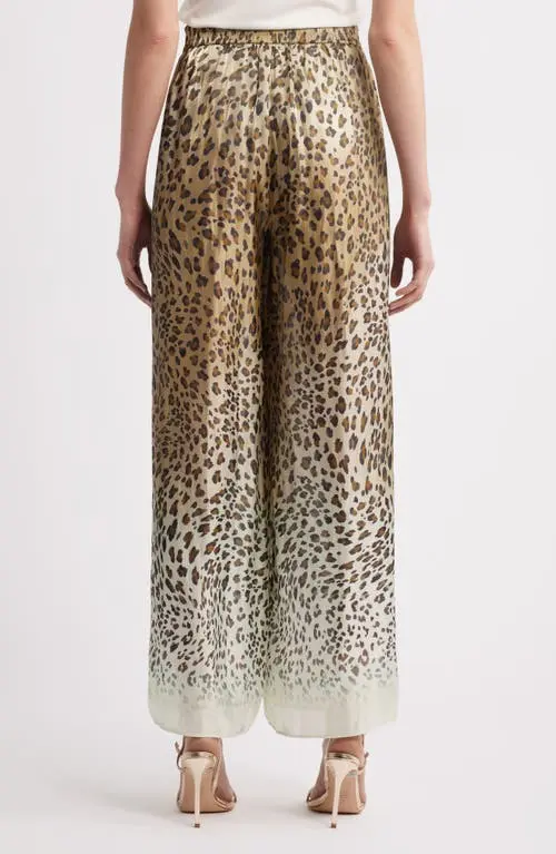 Kobi Halperin Print Ombré Wide Leg Pants
